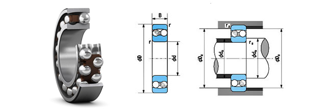 12588轴承12588调心球轴承型号查询尺寸大全-300/500/800度耐高温轴承-新能源真空轴承